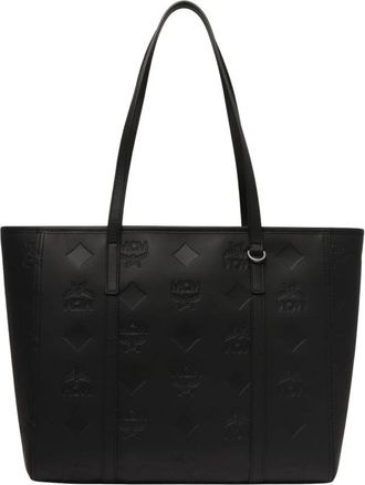 MCM Mcm, Femme, Sacs, Noir, Taille: ONE Size Medium Shopper Bag