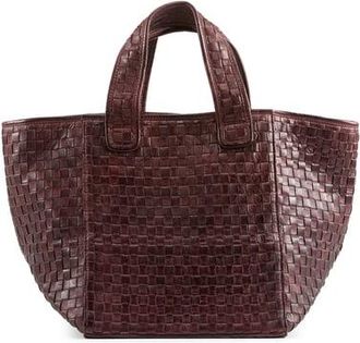 Bellerose Sac Kub mini en cuir tress&eacute;