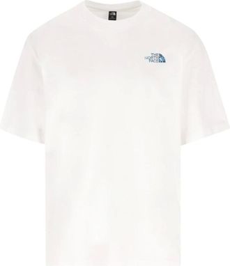 The North Face Homme, Sport, Blanc, Taille: XL Liquid Box Nse Oversize Short Sleeve Tee