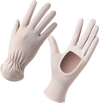 Generico UV-Handschuhe zum Fahren, k&uuml;hlende Handschuhe, UV-Schutz, rutschfest, atmungsaktiv, f&uuml;r Radfahren, Golf, Reisen