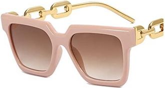 Generic Lunettes de soleil rétro tendance hip-hop pour hommes et pour femmes, lunettes de soleil de plage en plein air (couleur : D, taille : 1) 2026, E, Tail