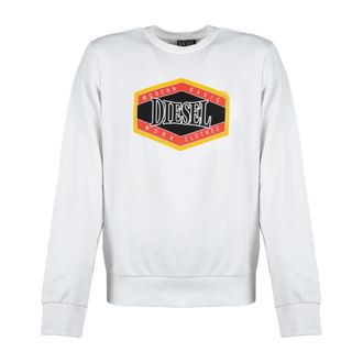 Diesel S Ginn K27 Sweat Shirt - - Sweatshirts & Hoodies - Herren - Wei&szlig; - M