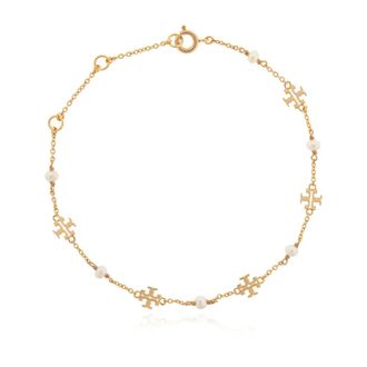 Tory Burch Femme, Accessoires, Jaune, Taille: ONE Size Moondance Pearl Bracelet