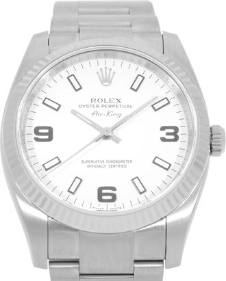 Rolex Uhren - Air-King - Gr. unisize - in Wei&szlig; - f&uuml;r Damen