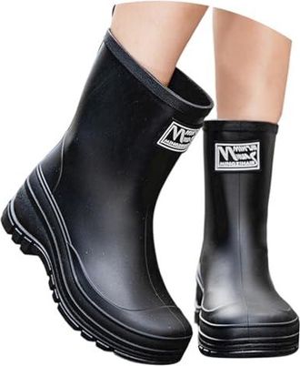 Generic Chaussures de pluie 2026 pour femme - &Eacute;l&eacute;gantes - Semelle &eacute;paisse - Pour un port confortable en toutes saisons - Parfaites pour les sorties d&eacute;contract
