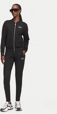 Emporio Armani Jogginganzug 8NTV60 TJFQZ 1200 Schwarz Regular Fit