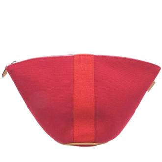 Herm&egrave;s Pre-owned Stoff pouches - - Pre-owned - Damen - Rot - ONE SIZE