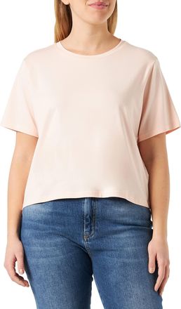 Tamaris Damen Cropped Oversized T-Shirt ASCEA Pink L