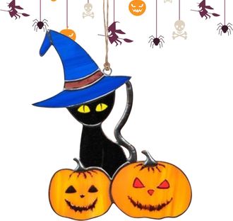 Generic Halloween-Geister-Ornament, niedliches Geister-Dekor, Tischschild und Acryl-Geist f&uuml;r Halloween, wasserdichte Tischdekoration, tragbare gruselige Deko