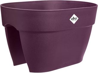 ELHO Vibia Campana Flower Bridge 40 - &Uuml;bertopf f&uuml;r Balkon & Au&szlig;en - &Oslash; 39.0 x H 22.0 cm - Lila/Ahorn Lila