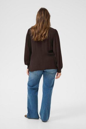 Kaffe Curve Langarmbluse Bluse langarm KCtina Gro&szlig;e Gr&ouml;&szlig;en