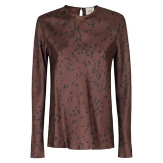 Alysi Femme, Blouses et Chemises, Brun, Taille: 36 FR Blouses