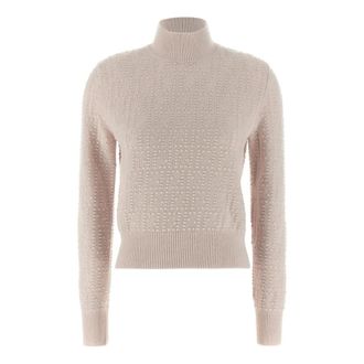 Fendi Pon Pon Sweater - - Knitwear - Damen - Rosa - S