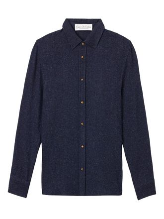 God's True Cashmere button-up shirt - Bleu