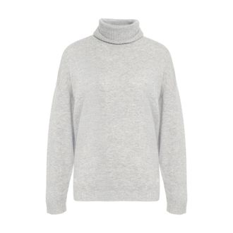Liu Jo Weicher Strick Rollkragenpullover Grigio Aw25 - - Knitwear - Damen - Grau - L
