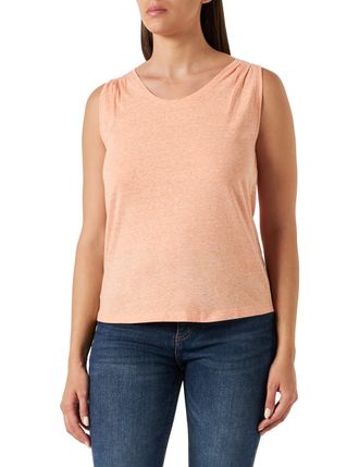 s.Oliver Damen T-Shirt ärmellos,Orange, 40