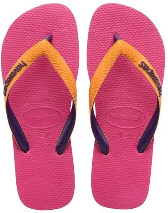 Havaianas Top Mix, Tongs Confortables, Durables et Légères, avec Drapeau Brésilien, Lanières Bicolores, Adultes Unisexe