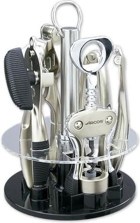 Arcos Zubehör - Geschenkbox Gadgets Küchengeräte Set 5 Stück - Zinklegierung - Verchromt Farbe Silber