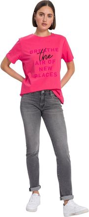 Cross Jeans Damen Jeans ANYA - Slim Fit - Grauu - Grey Used W27-W36 Stretch, Größe:33W / 30L, Farbe:Grey Used 204