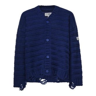 Maison Margiela Cardigans - - Knitwear - Herren - Blau - XL
