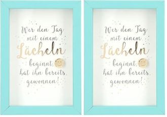 Depesche 11625-012 - Bilderrahmen mit Kompliment, kleiner Deko-Rahmen mit h&uuml;bschem Spruch, ca. 8,4 x 5,8 x 1,9 cm, ideal als Geschenk oder kleine Aufmerksamkei