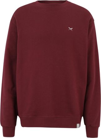 Iriedaily Herren Crewneck MINI Flag 2 Bio-Baumwolle Regular Fit Wine