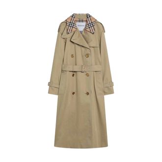 Burberry Femme, Manteaux, Beige, Taille: 32 FR Trench crois&eacute; Castleford
