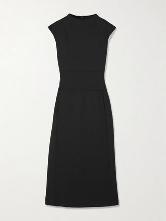 Max Mara Fatto Midikleid Aus Stretch-jersey - Schwarz