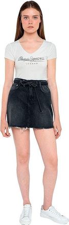 Pepe Jeans London Damen Rachel Skirt Belt Rock, 000 Denim, S
