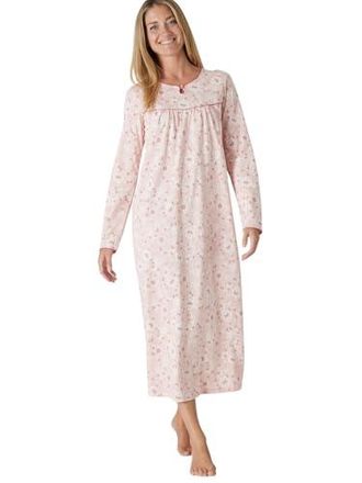 Daxon Lot 2 Chemises de Nuit Manches Longues - Femme