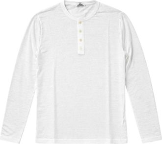 Daniele Fiesoli Homme, Tops, Blanc, Taille: L Df060301 Long Sleeve Top