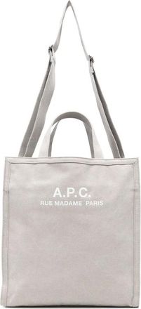 A.P.C. A.p.c., Homme, Sacs, Gris, Taille: ONE Size Recuperation Tote Bag