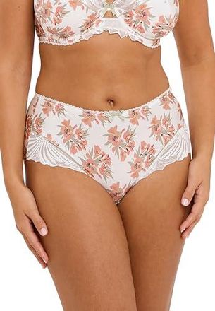 Sans Complexe Modèle Oriane - Shorty Taille Normale - Femme - 46/48 - Bouquets Blanc/Vert