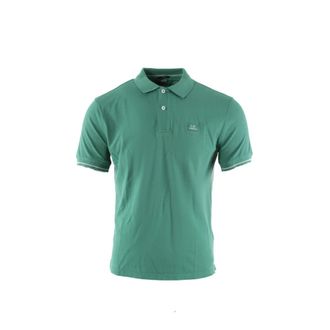 C.P. Company Gr&uuml;nes Poloshirt mit einzigartigem Design - - Tops - Herren - Gr&uuml;n - S