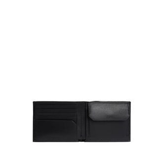 Calvin Klein Anti -Rfid Leder Brieftasche - Schwarz
