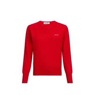 Miu Miu Pull col V en cachemire