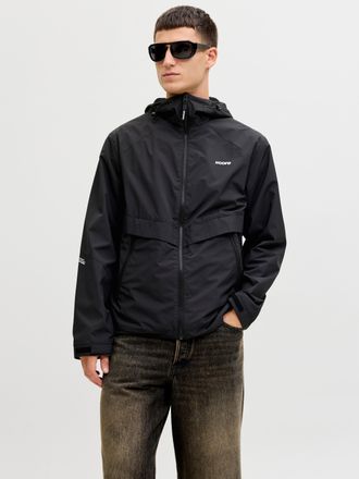 Jack & Jones Outdoorjacke JACK & JONES JCOCLUB LIGHT JACKET SN, Herren, Gr. XXL, schwarz, Web, Obermaterial: 100% Polyester, regular fit normal, Jacken Outdoorjack