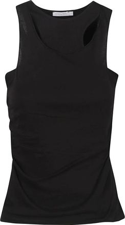 Patrizia Pepe Femme, Tops, Noir, Taille: 42 FR Long Sleeve Top