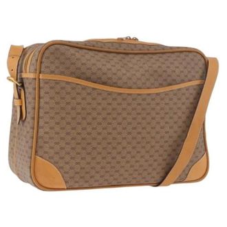Gucci Pre-owned Micro Small GG Canvas Schultertasche - - Pre-owned - Damen - Braun - ONE SIZE