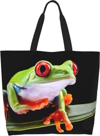 Generic Grenouille Fantaisie Sac Cabas Imperm&eacute;able Tote Bag Pliable Sac Courses Pour Quotidienne Voyage Shopping