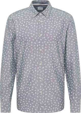 Mustang Jeans Herren Style Elmore Hemd Mit Button-Down-Kragen, Blue Oxford AOP 12717, M EU