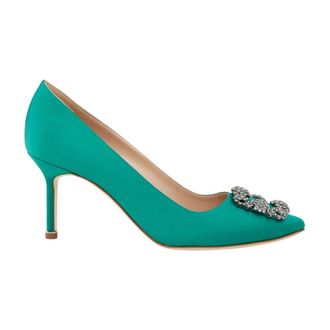 Manolo Blahnik Damen, Schuhe, Gr&uuml;n, 35 EUGr&ouml;&szlig;e