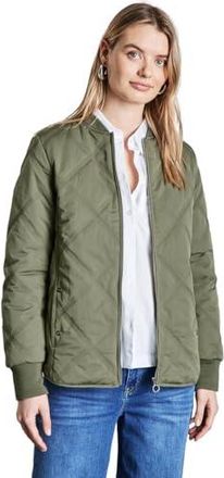 Street One A202045 Blouson avec Motif matelass&eacute;, Kaki d&eacute;t&eacute;, 48 Femmes