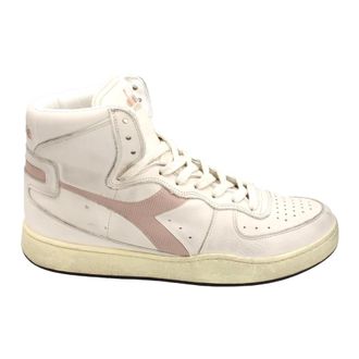 Diadora Homme, Chaussures, Blanc, Taille: 42 EU Baskets de Basket Vintage