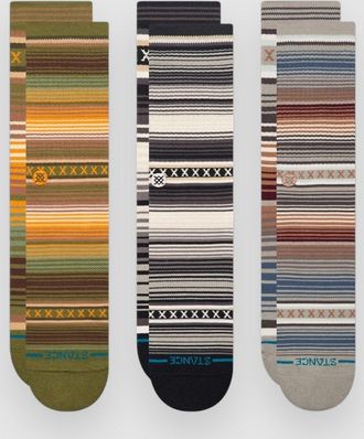 Stance Curren 3 Pack Socken green