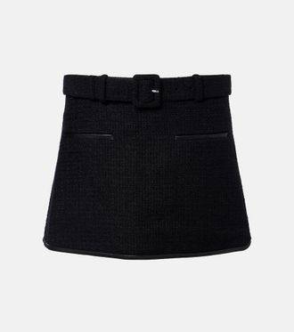 Self Portrait Mini-jupe en tweed