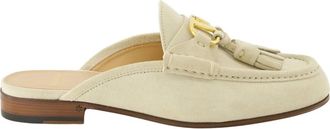 Valentino Garavani Femme, Chaussures, Beige, Taille: 40 EU VLogo Suede Mules