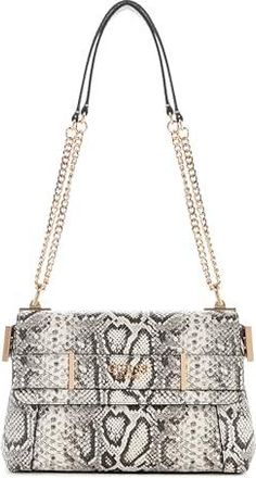 Guess Anadela Covertible Crossbody Flap, Sac à bandoulière Femme, Naturel, Taille Unique