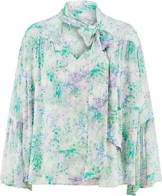 Riani Damen Bluse mit Trompeten&auml;rmel