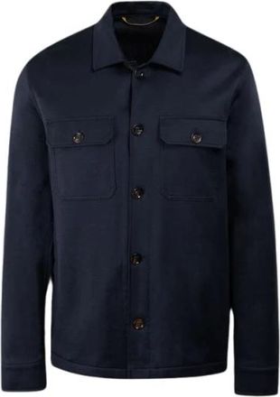Moorer Homme, Vestes, Bleu, Taille: M Chore Jacket